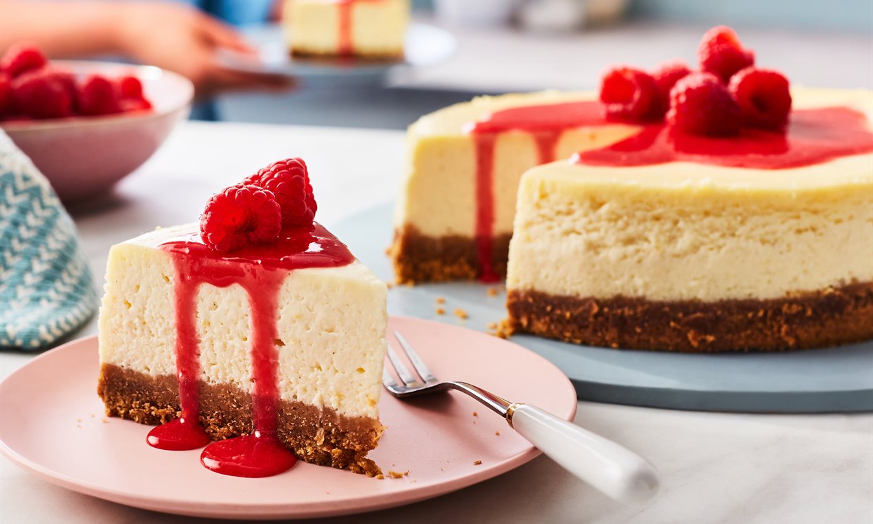 Cheesecake cotta con ricotta e lamponi Ricette | Cameo
